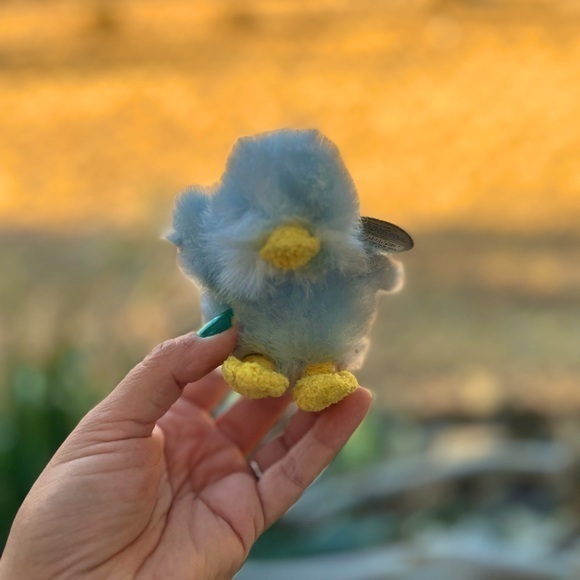 Starbucks | Accessories | Vintage Starbucks Blue Chick Plush 4 Fluffy ...